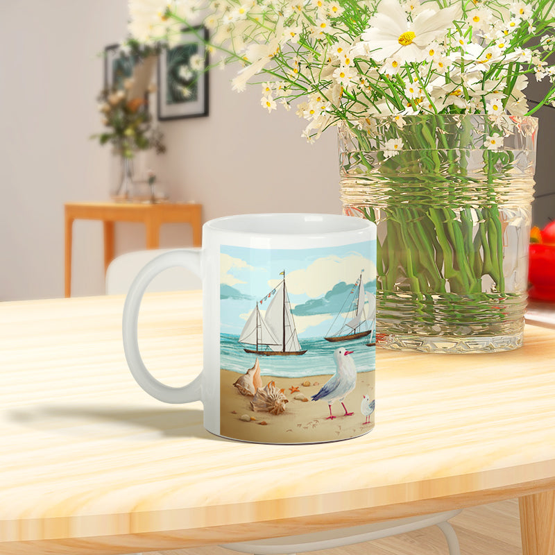Wholesale 11 OZ Sublimation Mugs Blanks Coffee Mugs White Ceramic Cups ...